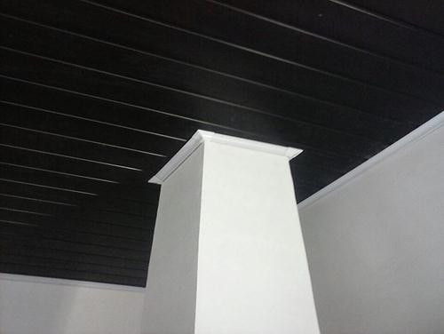 Forro de PVC Gemini Preto 7 mm METRO QUADRADO
